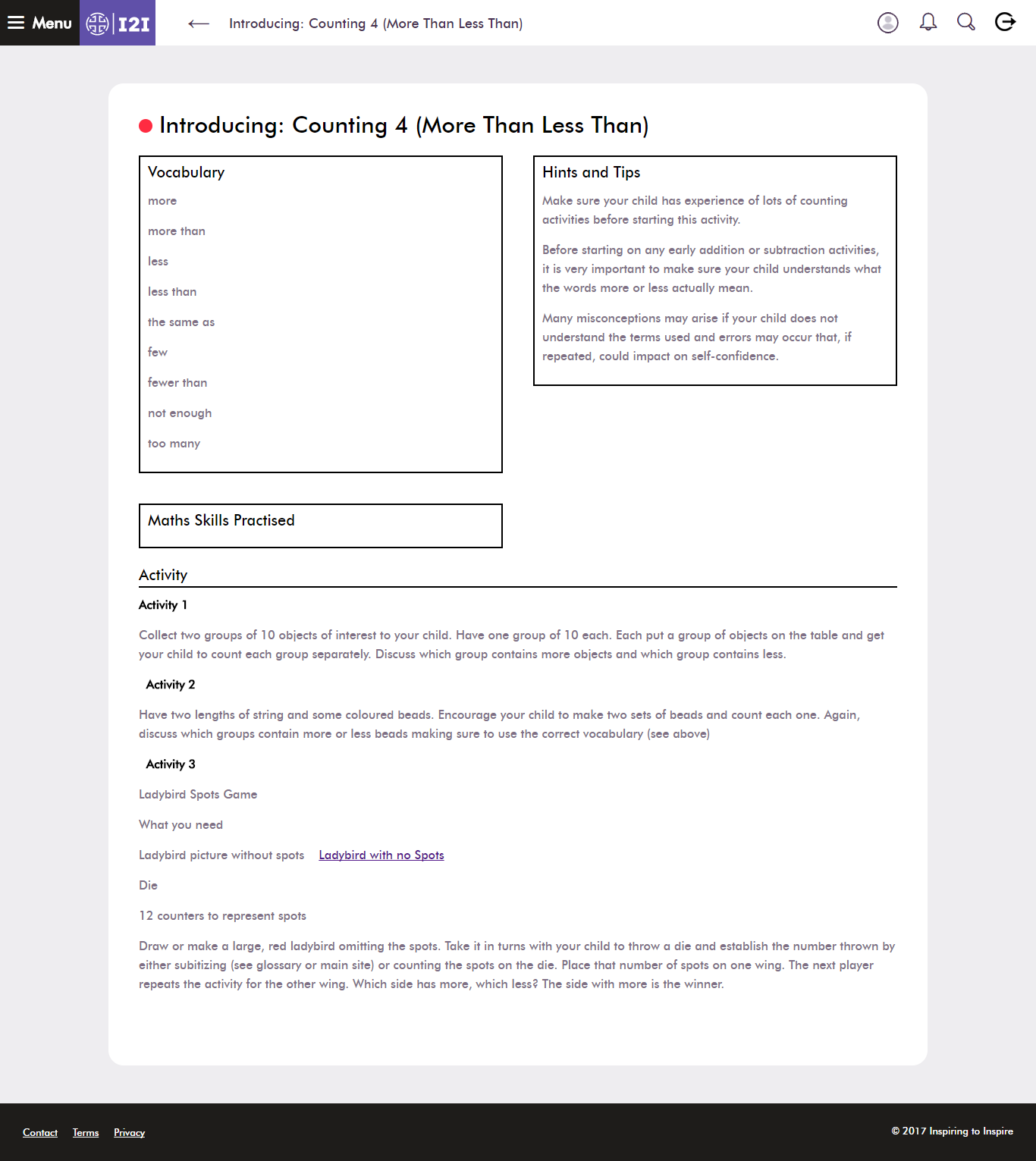 Home - Inspiring to Inspire Maths